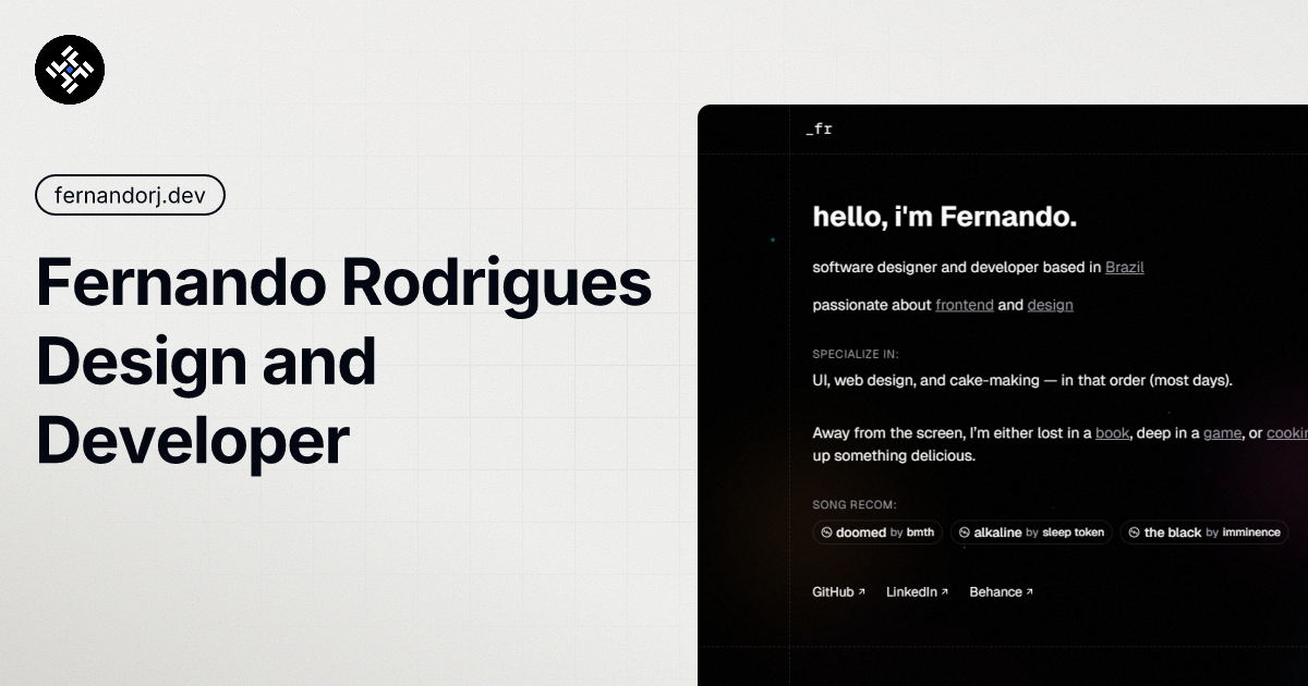 Fernando R. - Software Designer & Web Developer